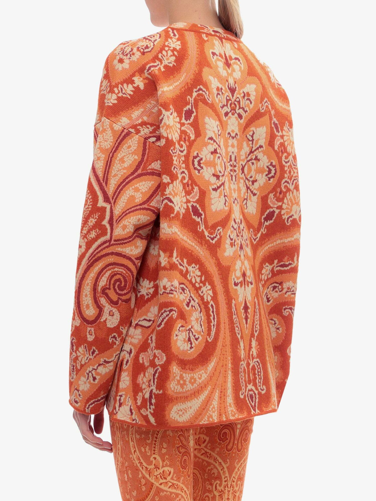 Etro Sweater Orange Womens Etro