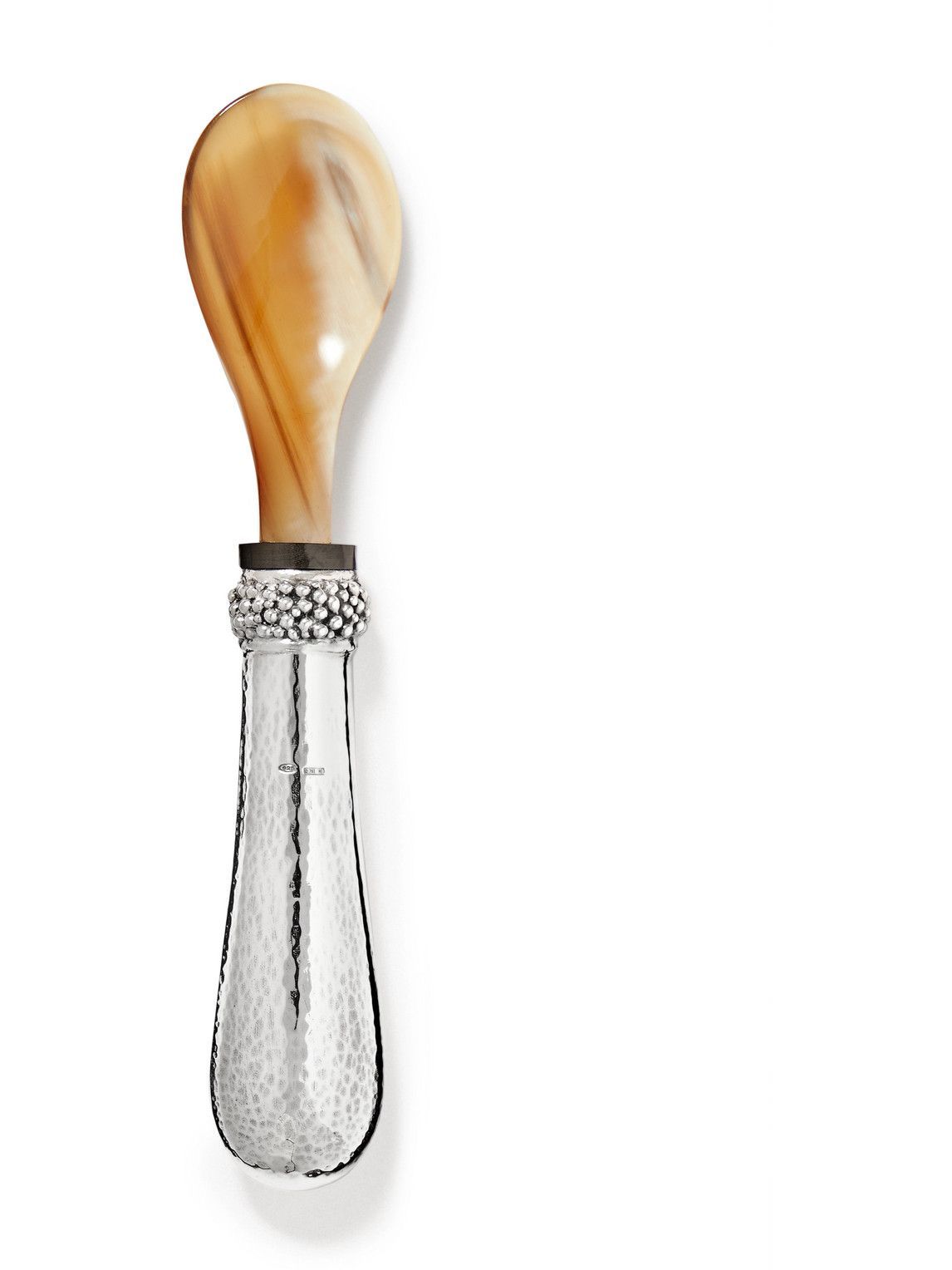 Buccellati - Caviar Silver and Horn Spoon Buccellati