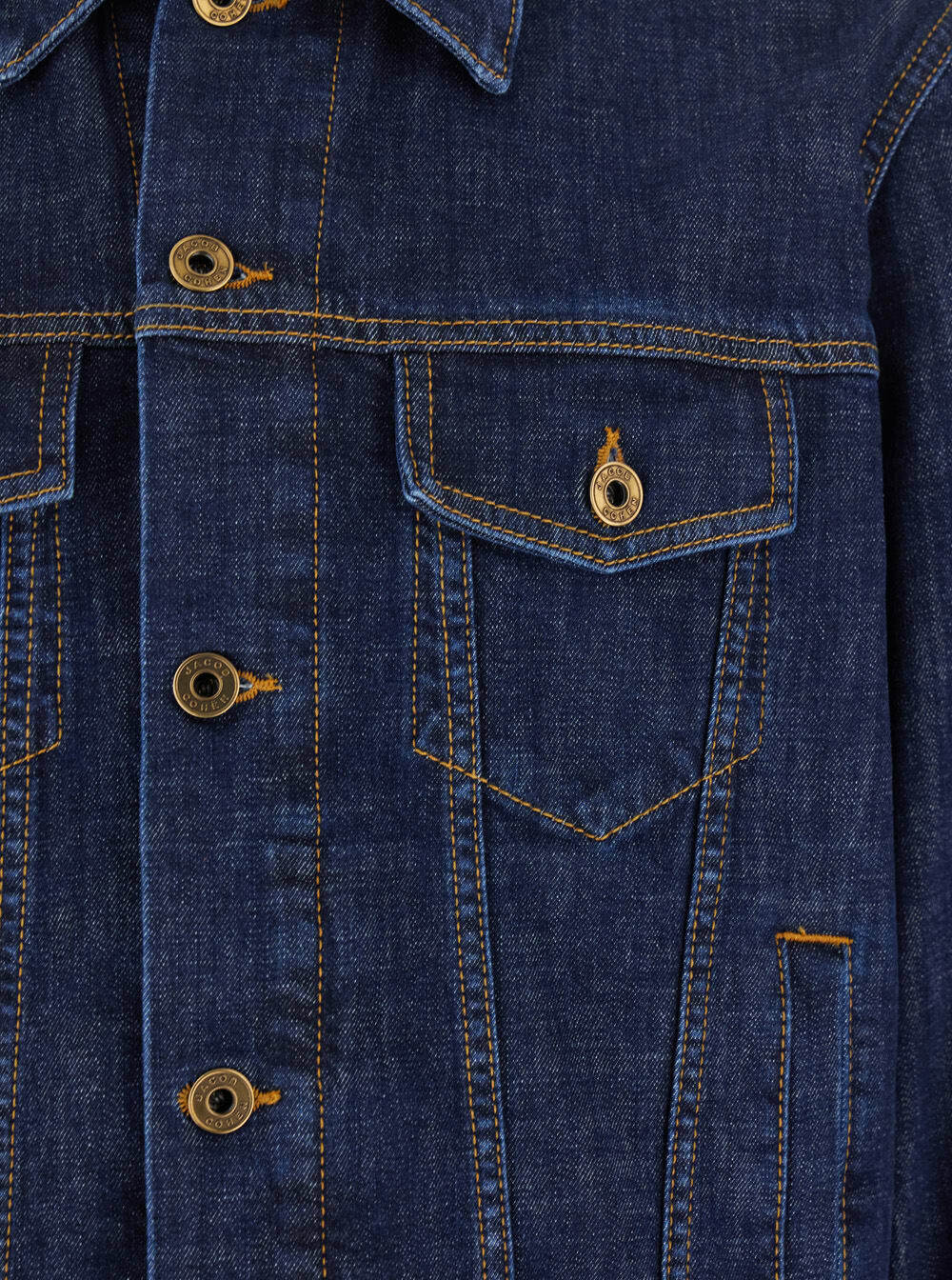Jacob Cohen Blue Jacket With Classic Collar In Denim Stretch Woman Jacob Cohen
