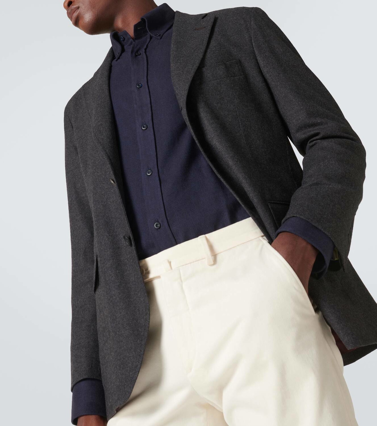 Rubinacci Wool flannel blazer Rubinacci