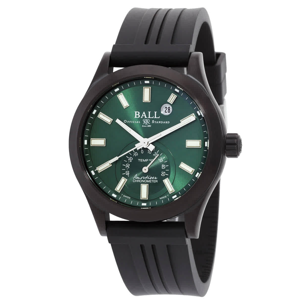 Ball Engineer III Automatic Green Dial Mens Watch NT2222C-P4C-GRC Ball