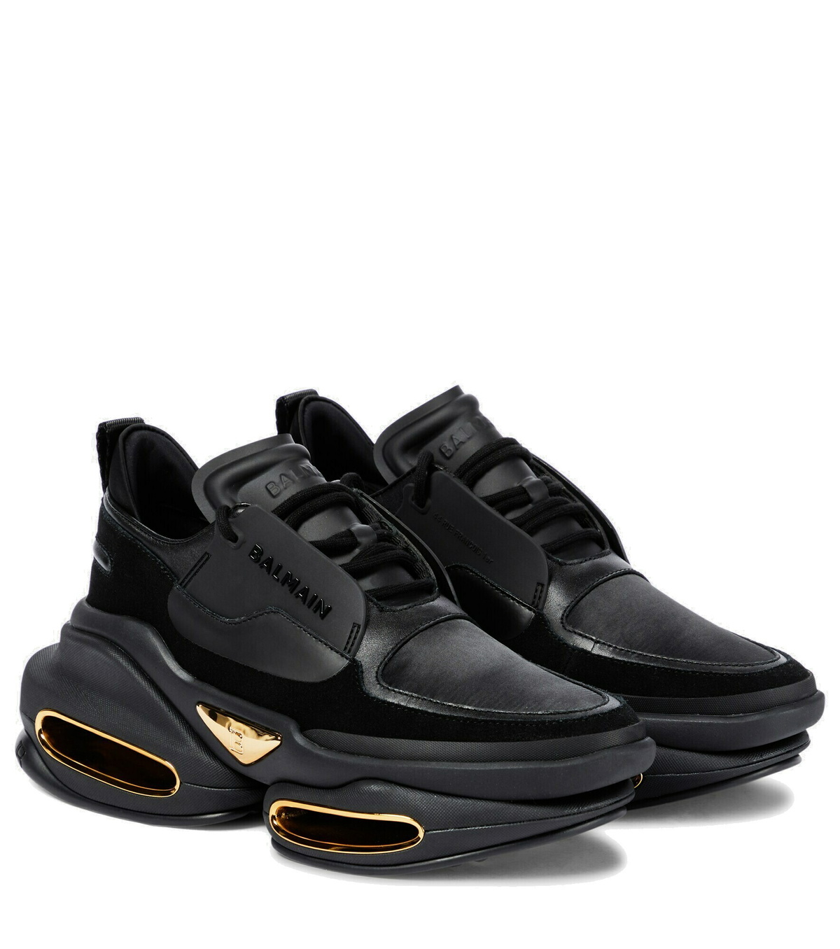 Balmain - BBold leather sneakers Balmain