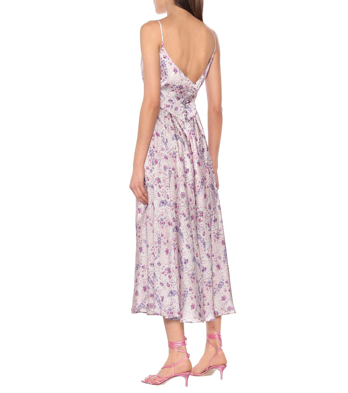 Paco Rabanne - Floral satin dress Paco Rabanne