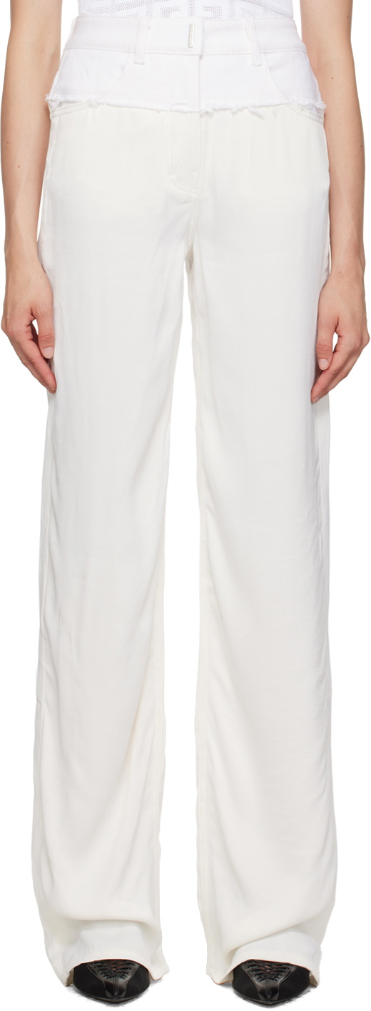 Givenchy White Oversized Jeans Givenchy