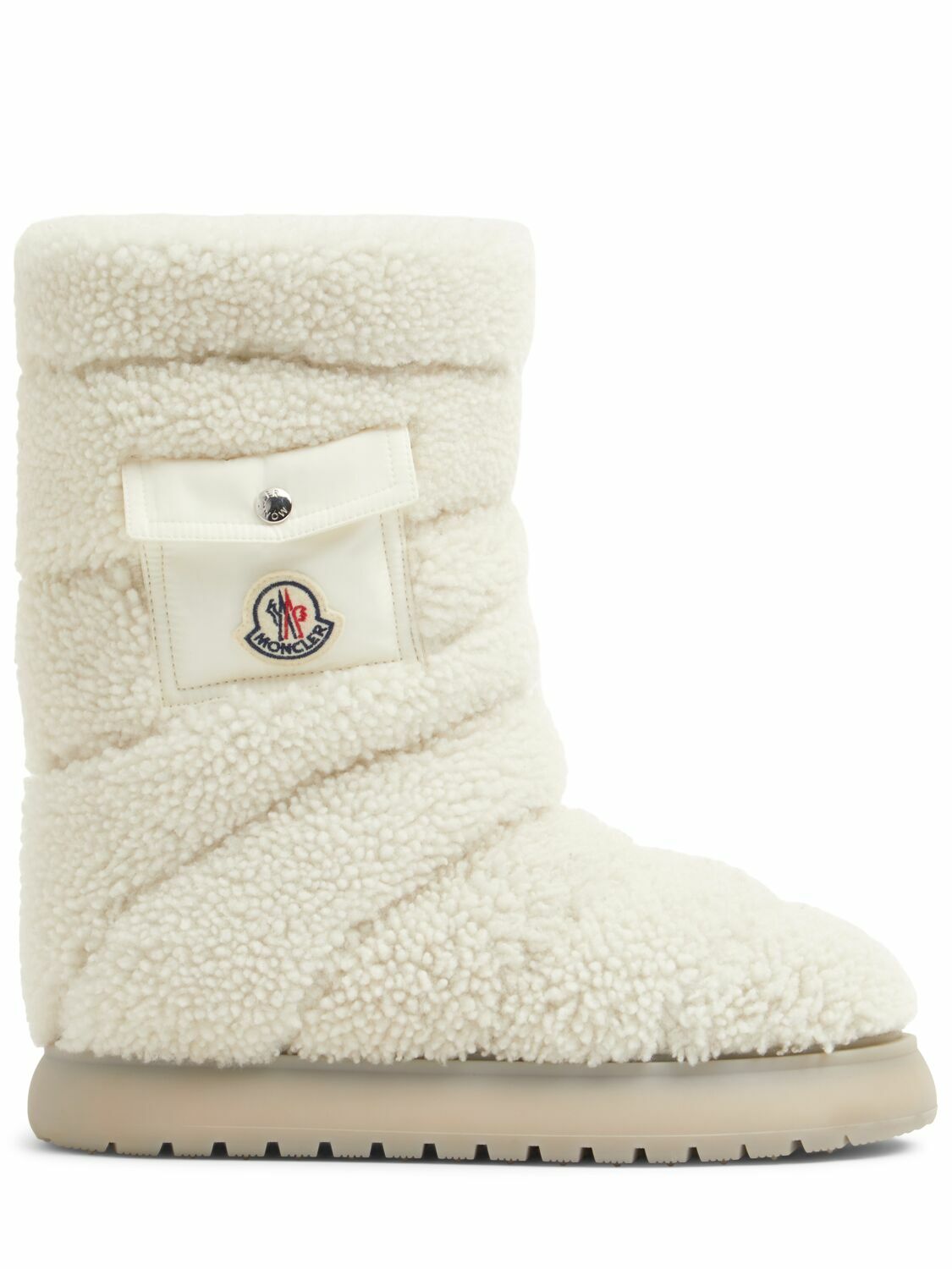 MONCLER Gaia Pocket Mid Shearling Boots Moncler