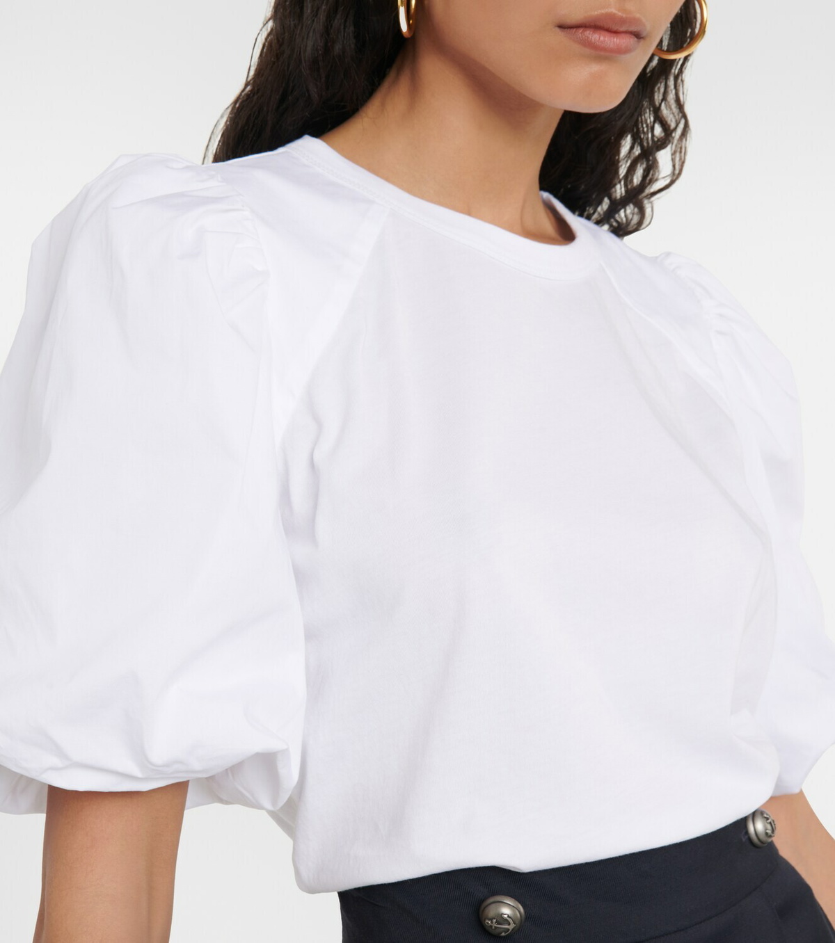 Veronica Beard Puff Sleeve Top