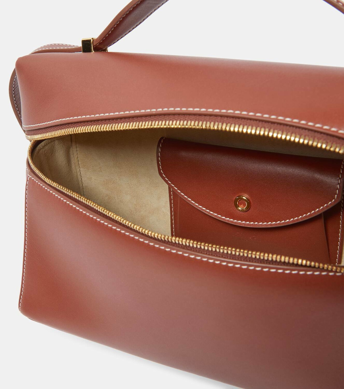 Loro Piana Extra Medium leather shoulder bag Loro Piana
