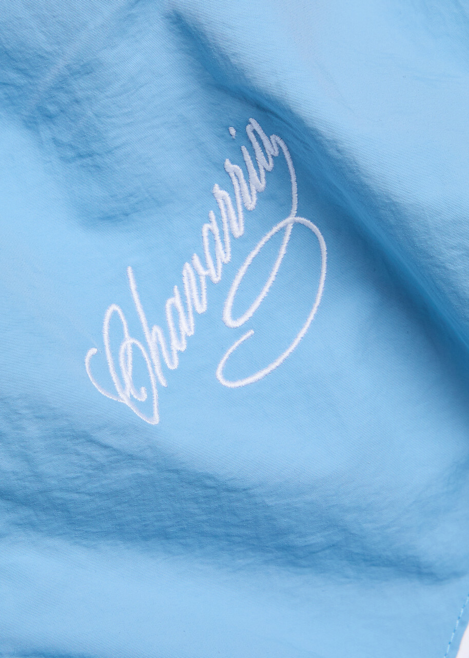 Willy Chavarria Ruff Rider Shell Track Jacket Blue Willy Chavarria