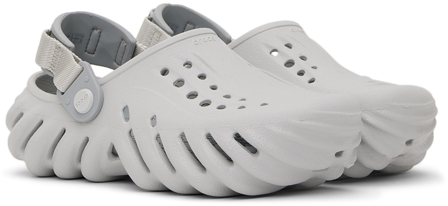 Crocs Kids Gray Echo Clogs Crocs