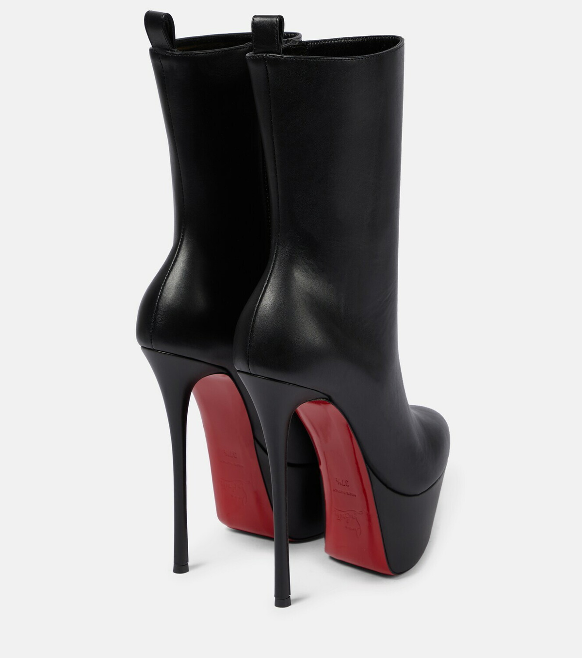 Christian Louboutin - Dolly Booty Alta 160 leather platform boots ...