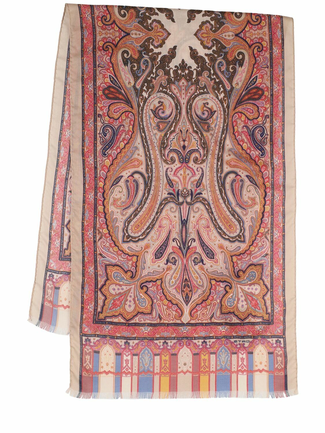 ETRO Printed Cashmere & Silk Scarf Etro