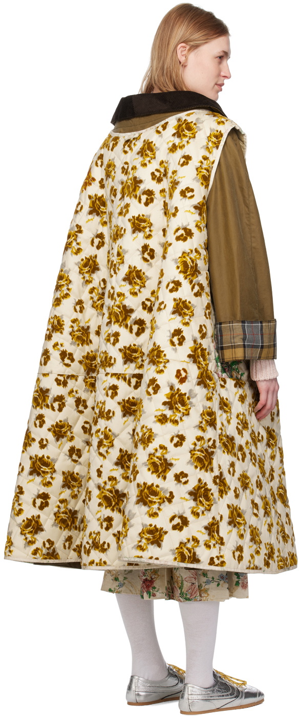 Erdem Beige Barbour Edition Coat Erdem