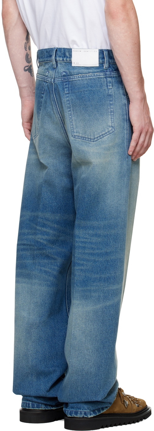 Random Identities Blue Washed Jeans Random Identities