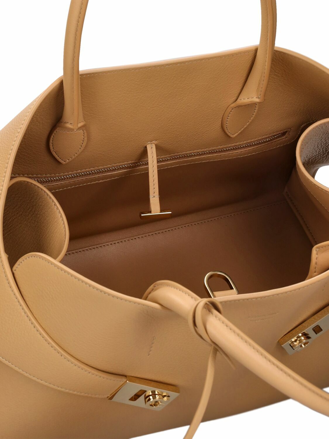 FERRAGAMO - Medium Hug Leather Tote Bag Salvatore Ferragamo