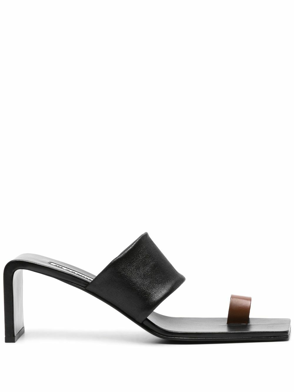 Jil Sander Black 75 Leather Mules Jil Sander