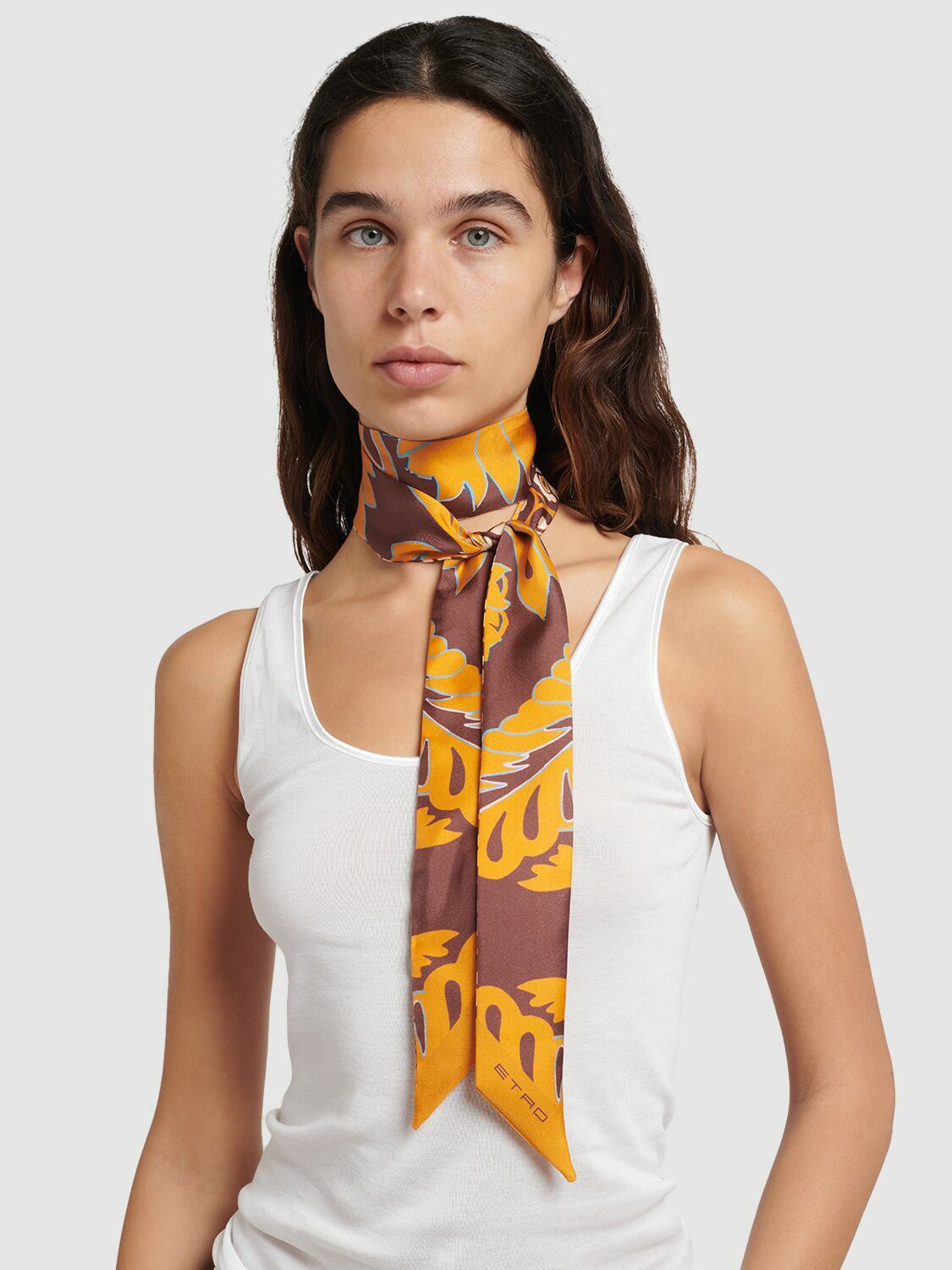 ETRO - Printed Silk Bandeau Etro