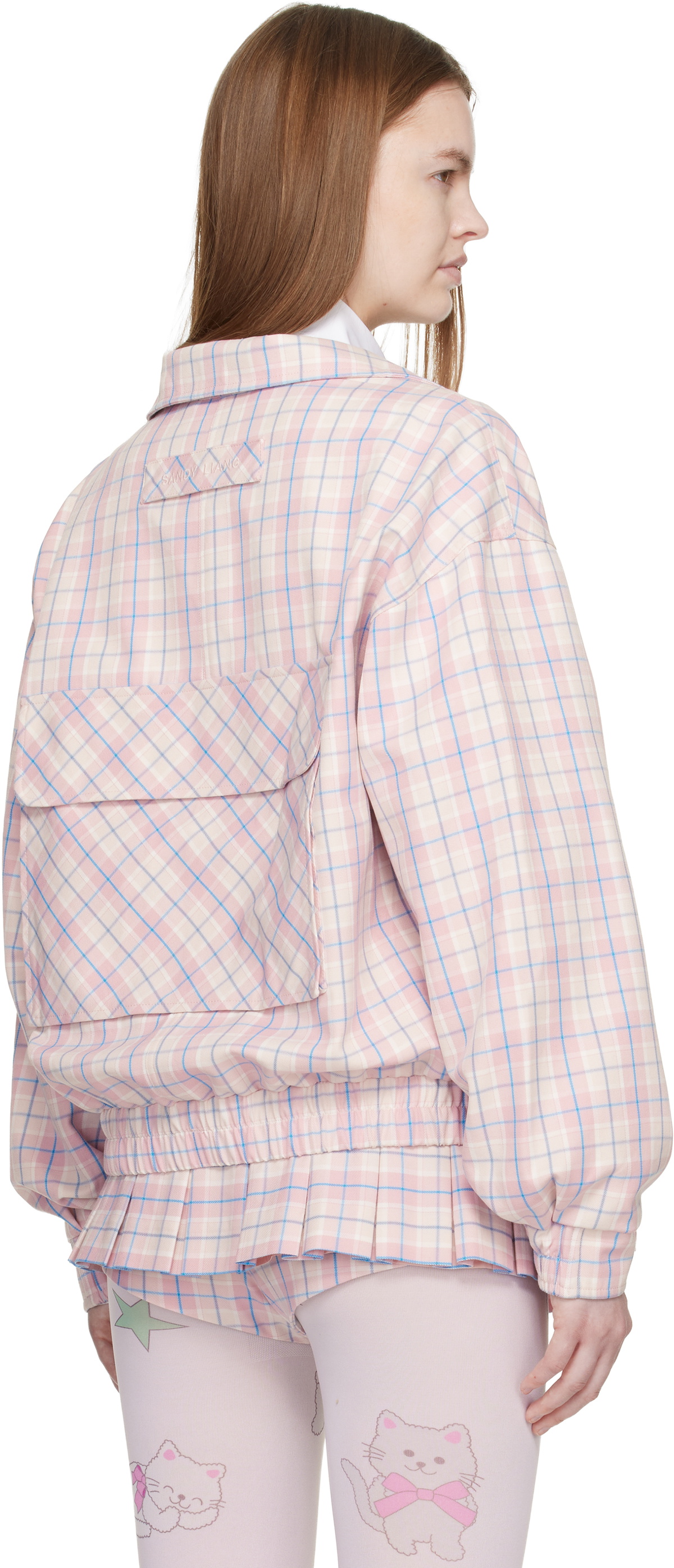 Sandy Liang Pink Papas Jacket Sandy Liang