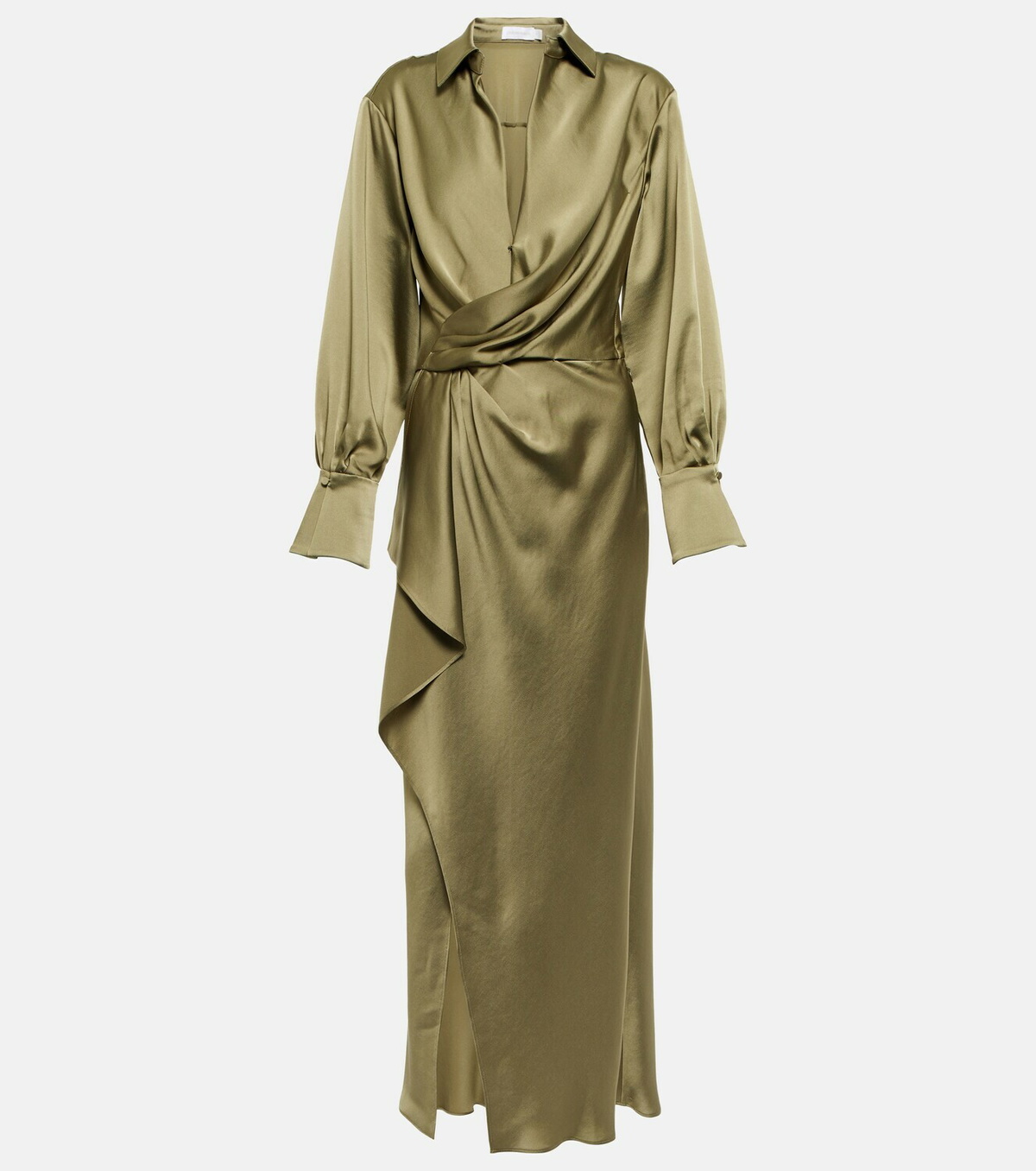 Simkhai - Talita wrap satin maxi dress Simkhai