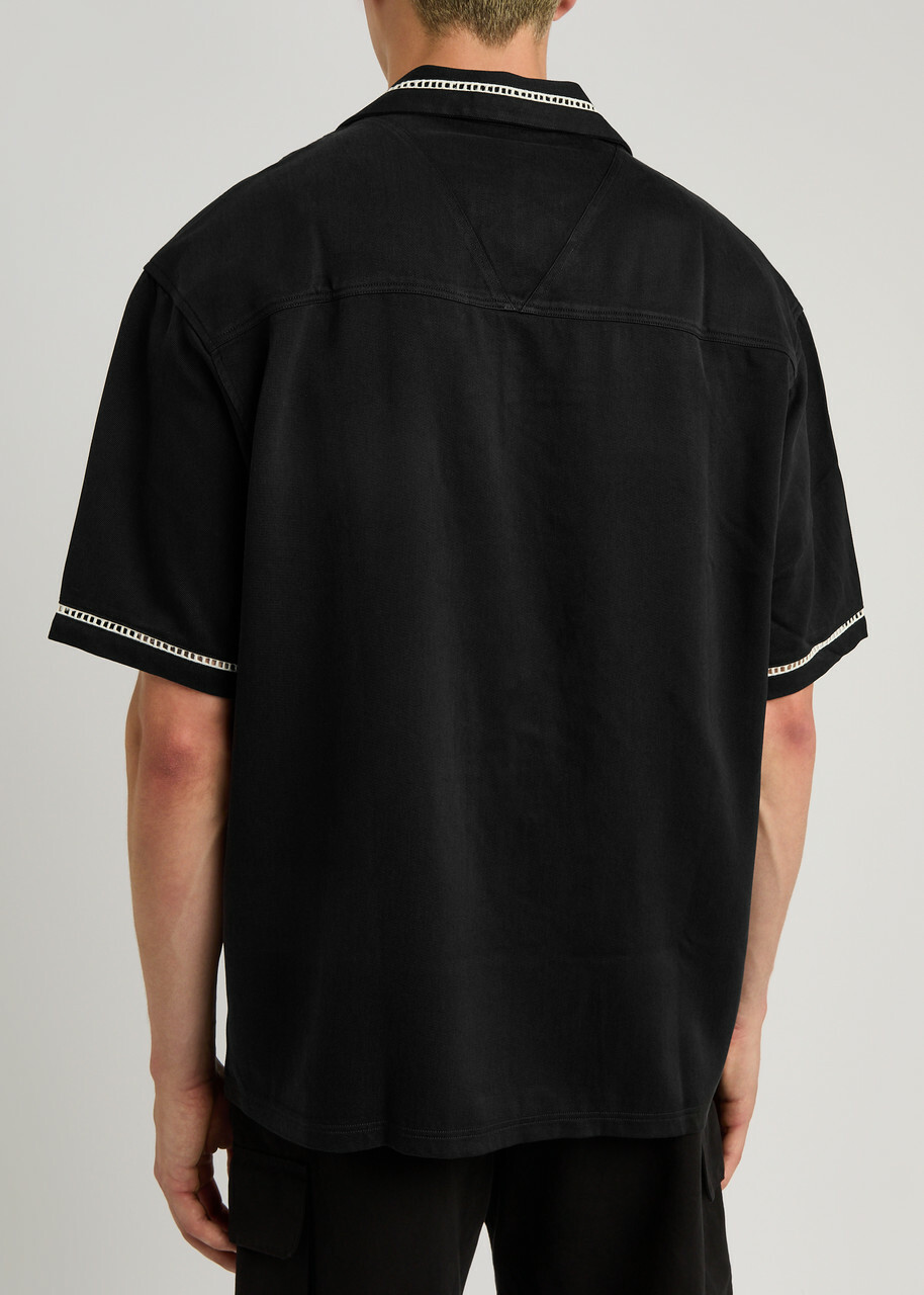 Represent Resort Logo Twill Shirt Black Represent