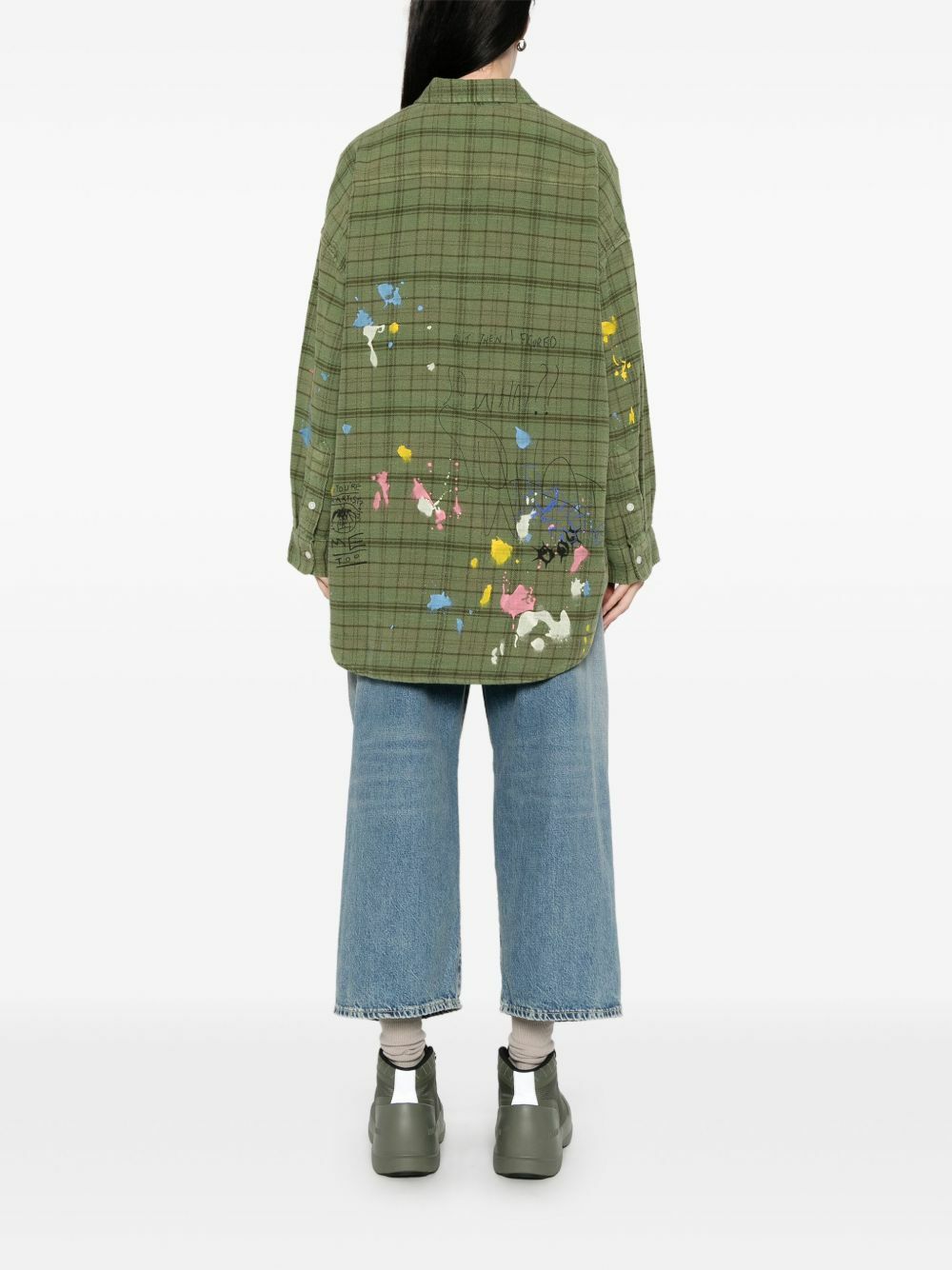 R13 Paint-Splatter Shirt R13