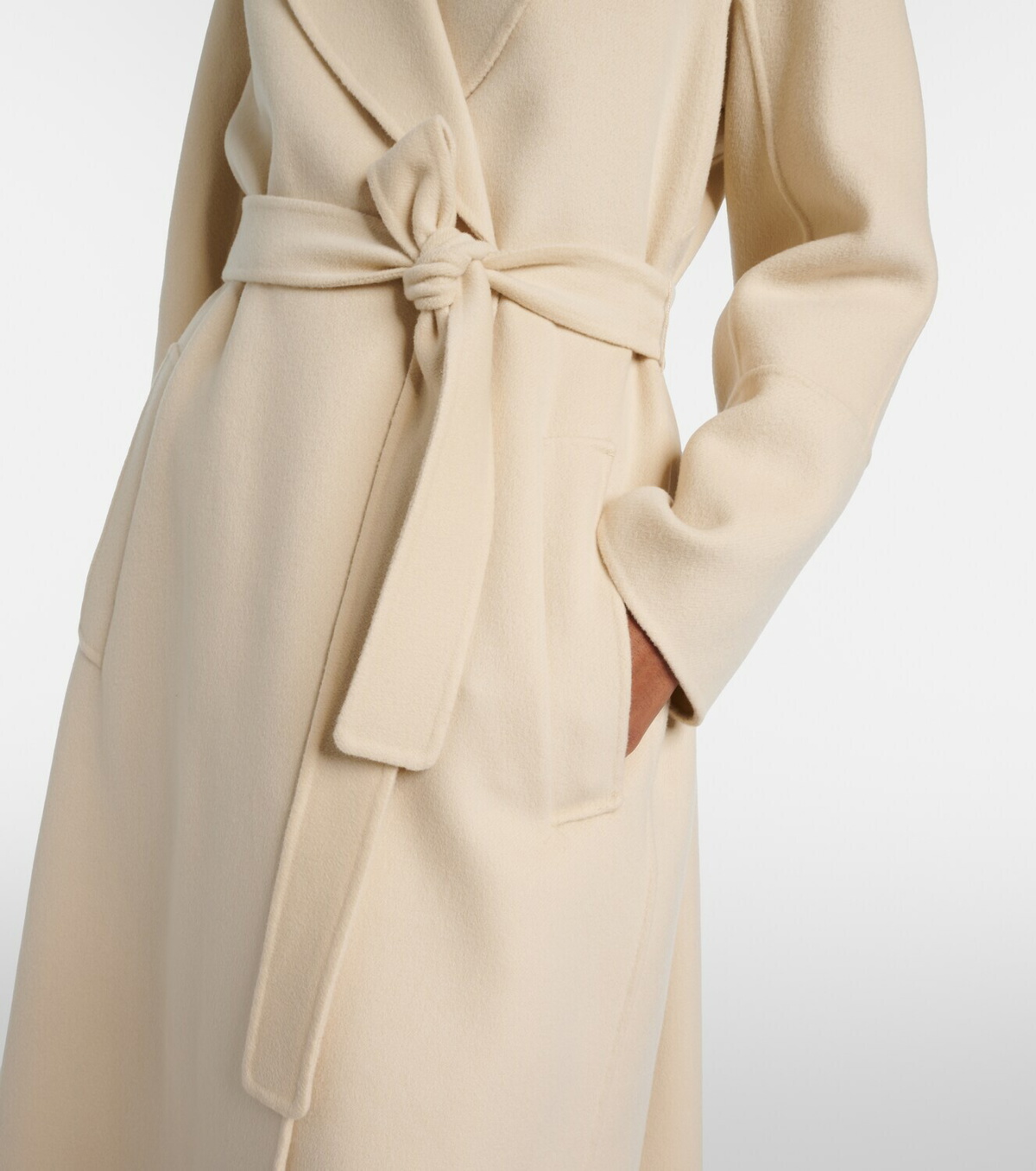 'S Max Mara Elisa virgin wool wrap coat S Max Mara