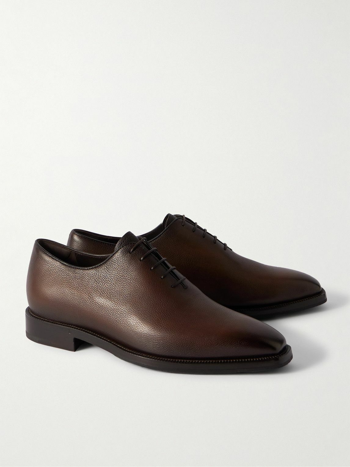 Berluti - Alessandro Full-Grain Venezia Leather Oxford Shoes - Brown ...