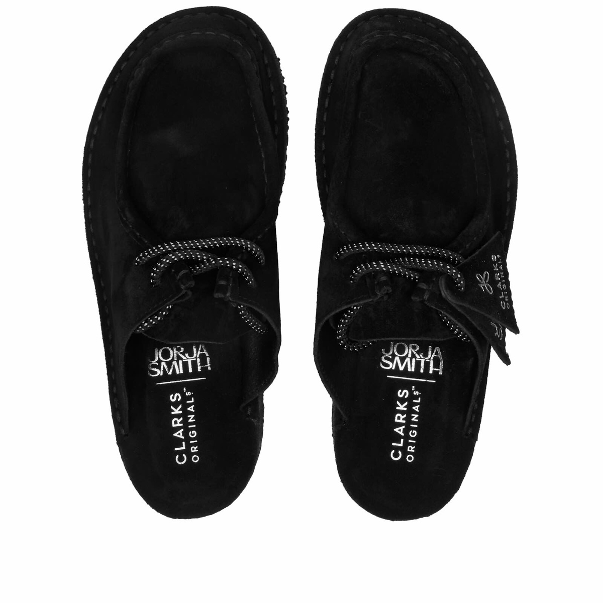 Clarks Originals Women's Jorja Smith x Desert Nomad Mule Shoe in Black Clarks Originals