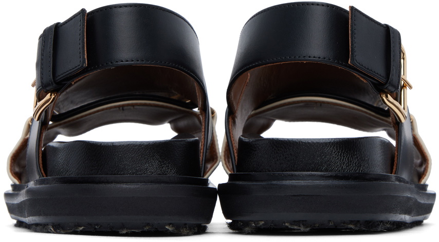 Marni Black Fussbett Sandals Marni