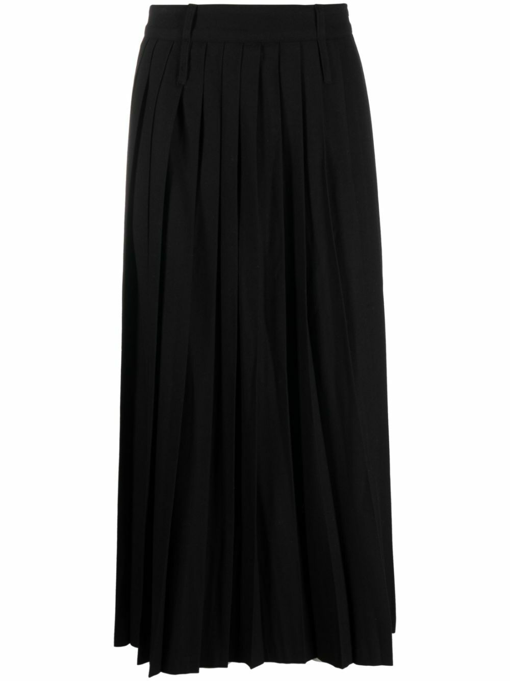 The Frankie Shop Black Bailey Pleated Maxi Skirt The Frankie Shop