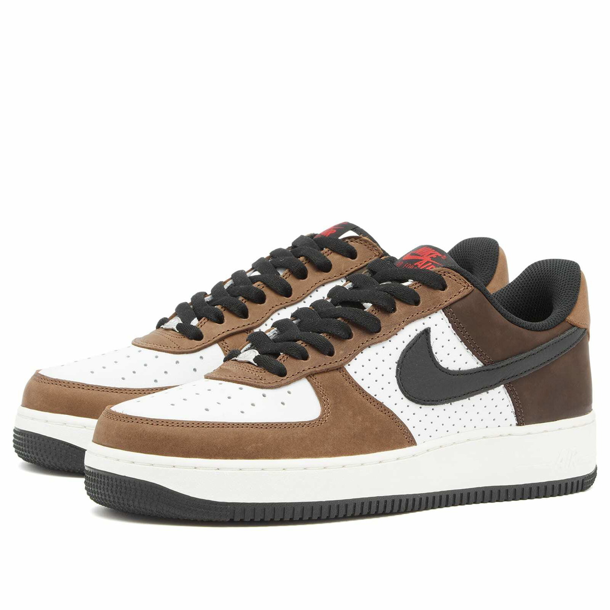 Nike Air Force 1 Low Retro Escape Sneaker in White/Black/Bison Nike