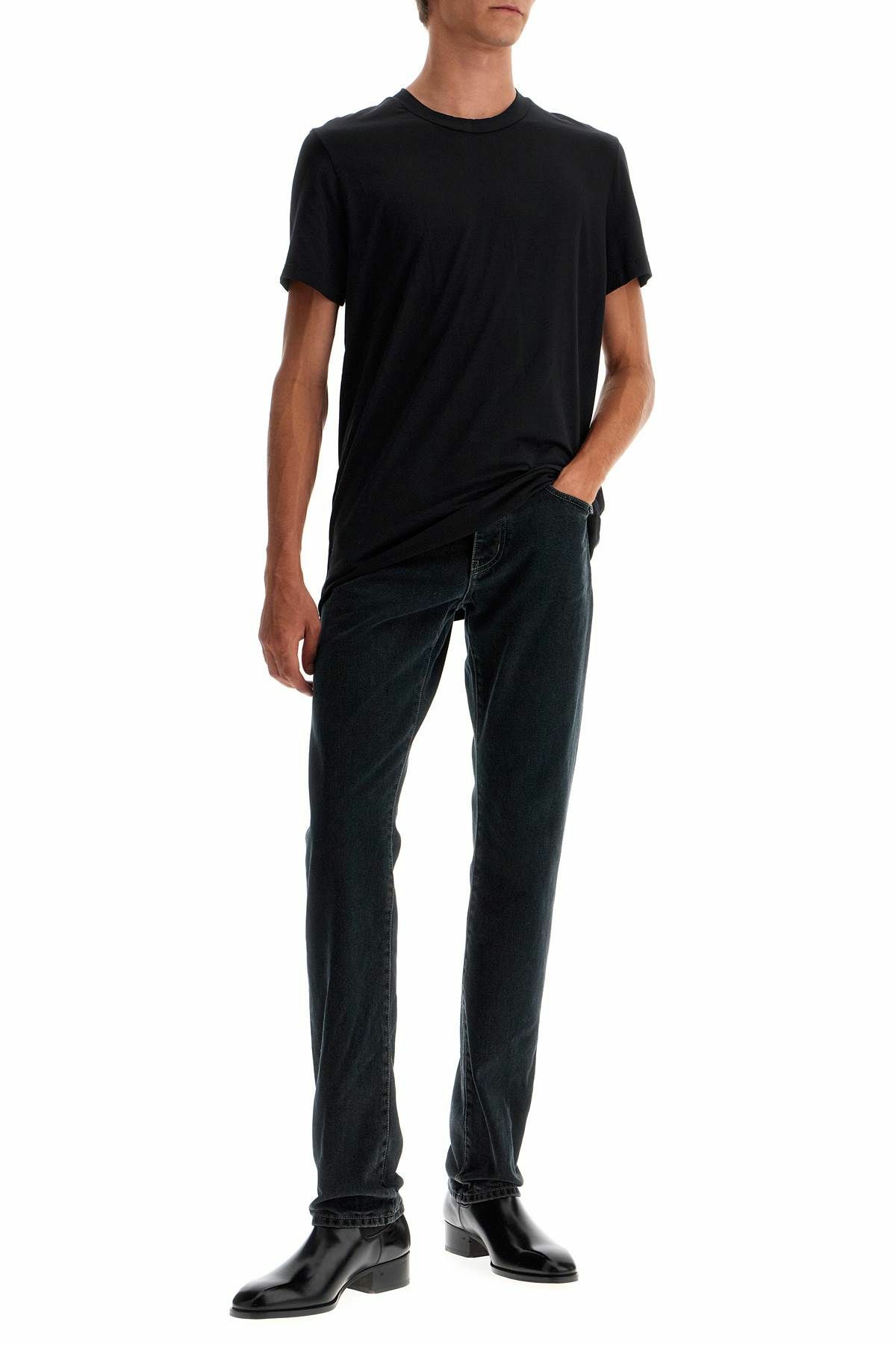 TOM FORD cotton and modal intimate t-shirt for Black TOM FORD
