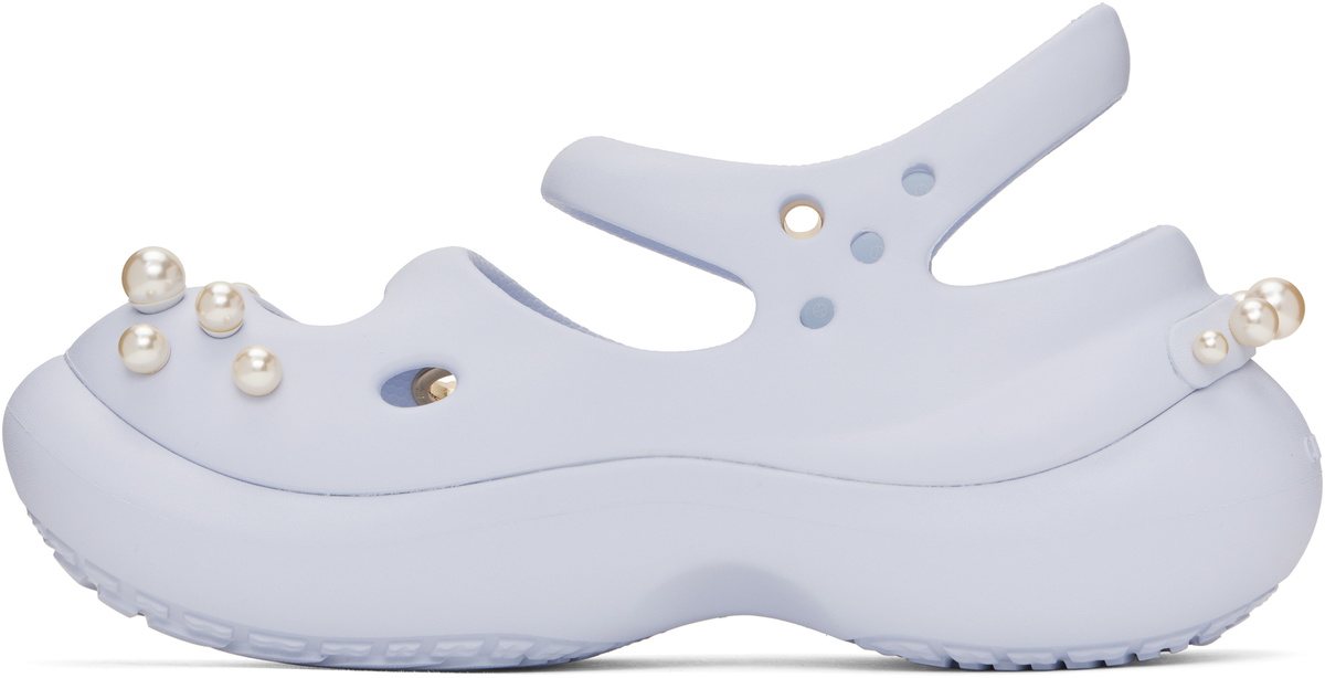 Crocs Blue Phaedra Embellished Heeled Sandals Crocs