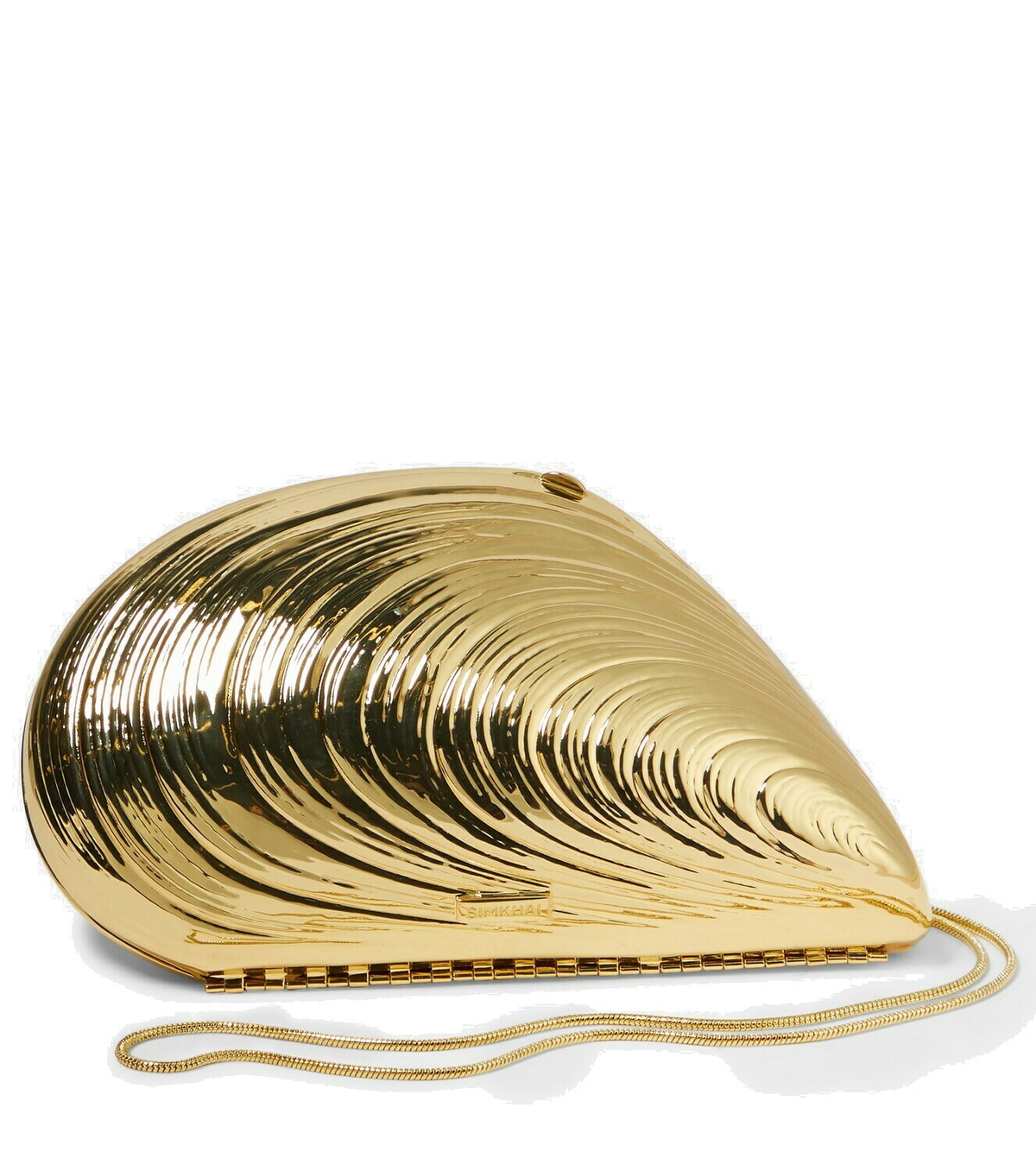 Simkhai - Bridget metal shell clutch Simkhai