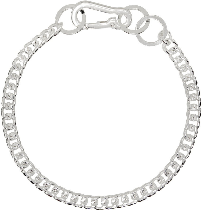 Martine Ali Silver Curb Chain Necklace Martine Ali