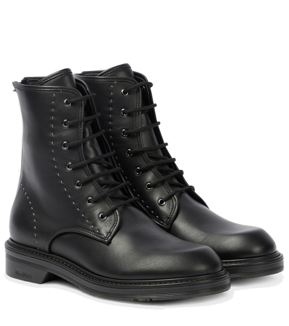 Max Mara - Beth leather boots Max Mara