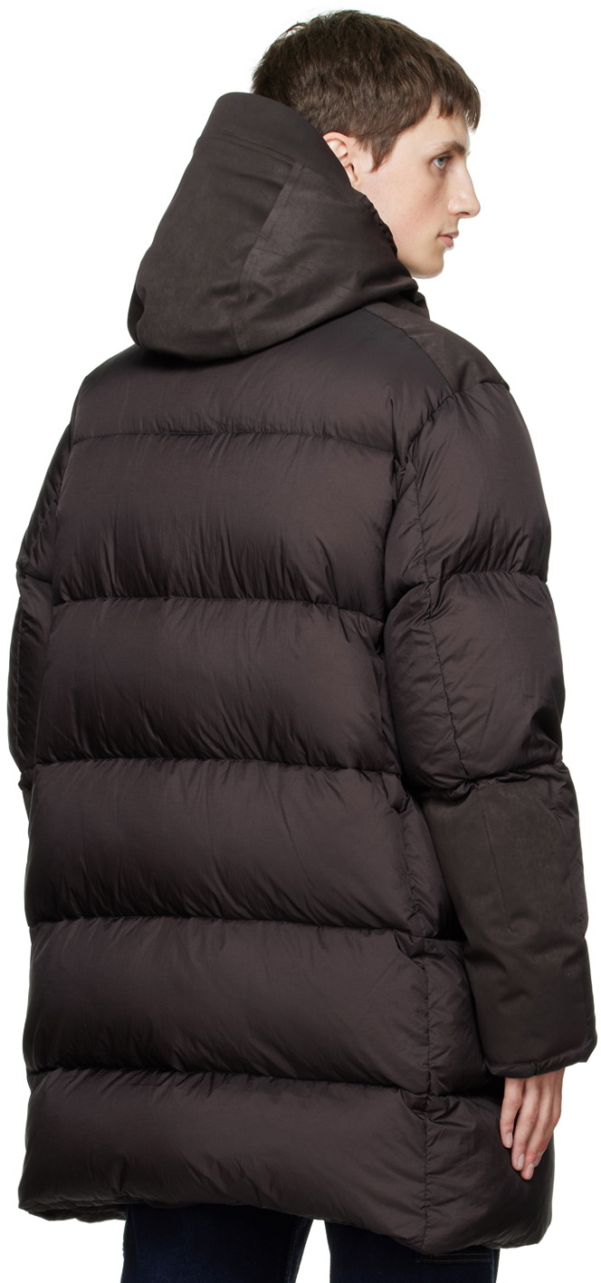 Ten c Brown Cyclone Combo Down Parka Ten C