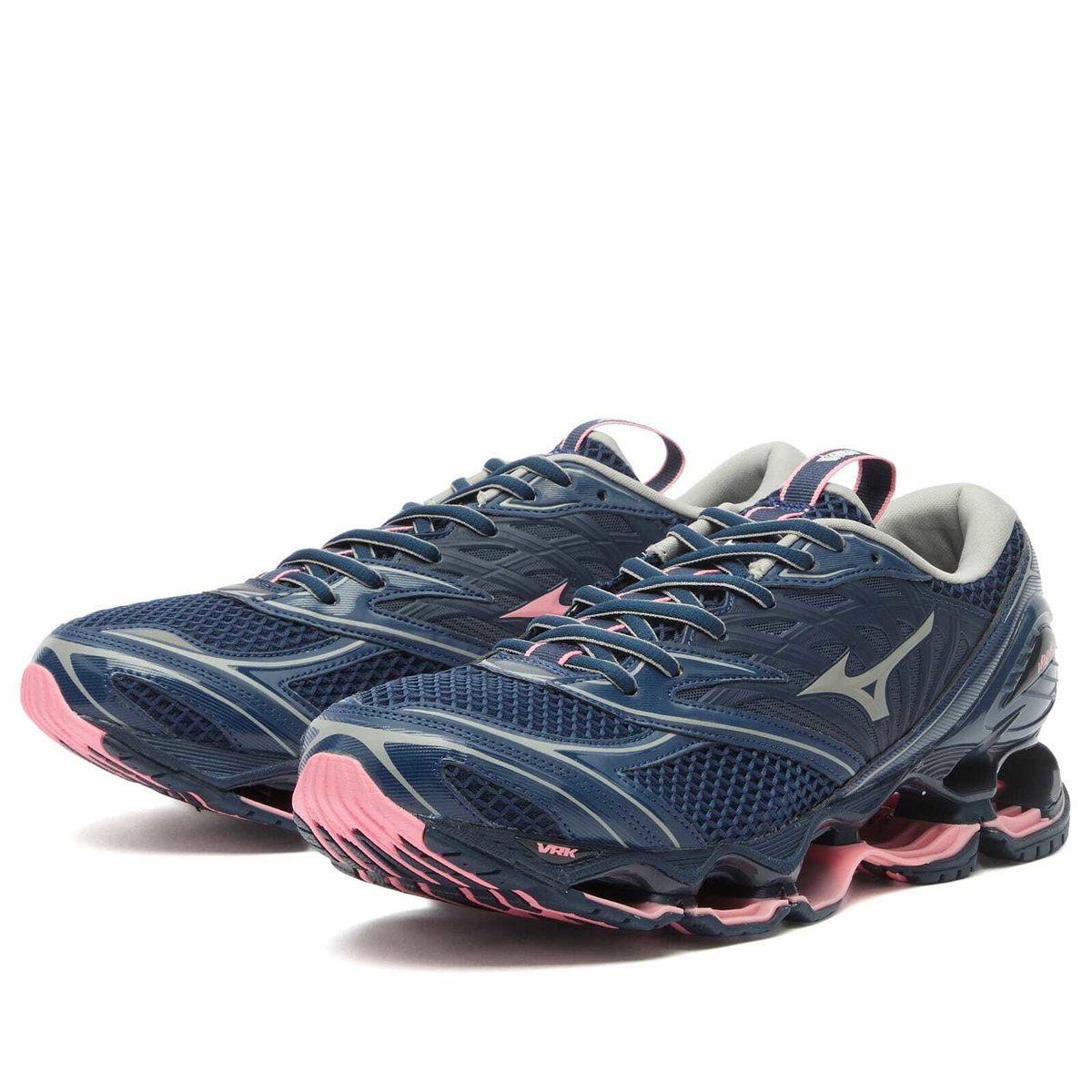 Mizuno Men's x VRUNK Wave Prophecy LS Sneaker in Plumeria/Ultimate Gray/Pageant Blue Mizuno