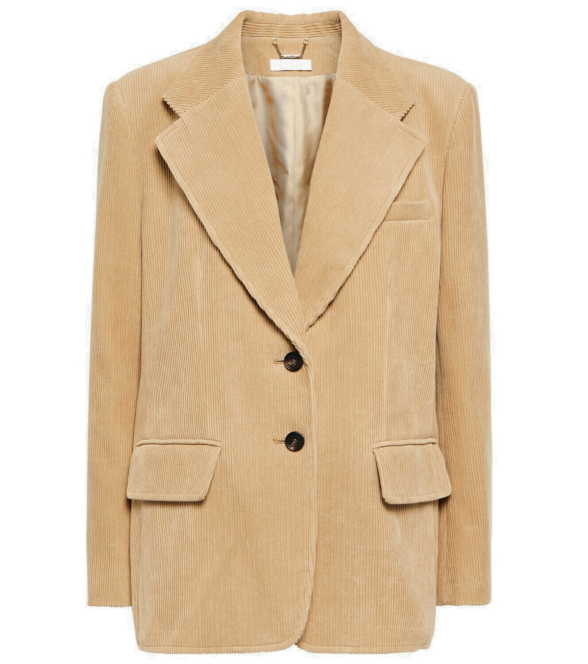 Chloé Single-breasted cotton corduroy blazer Chloe