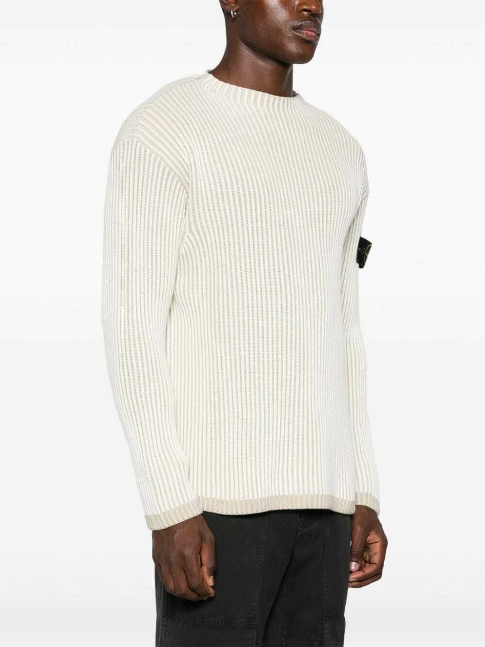 STONE ISLAND - Wool Crewneck Sweater Stone Island