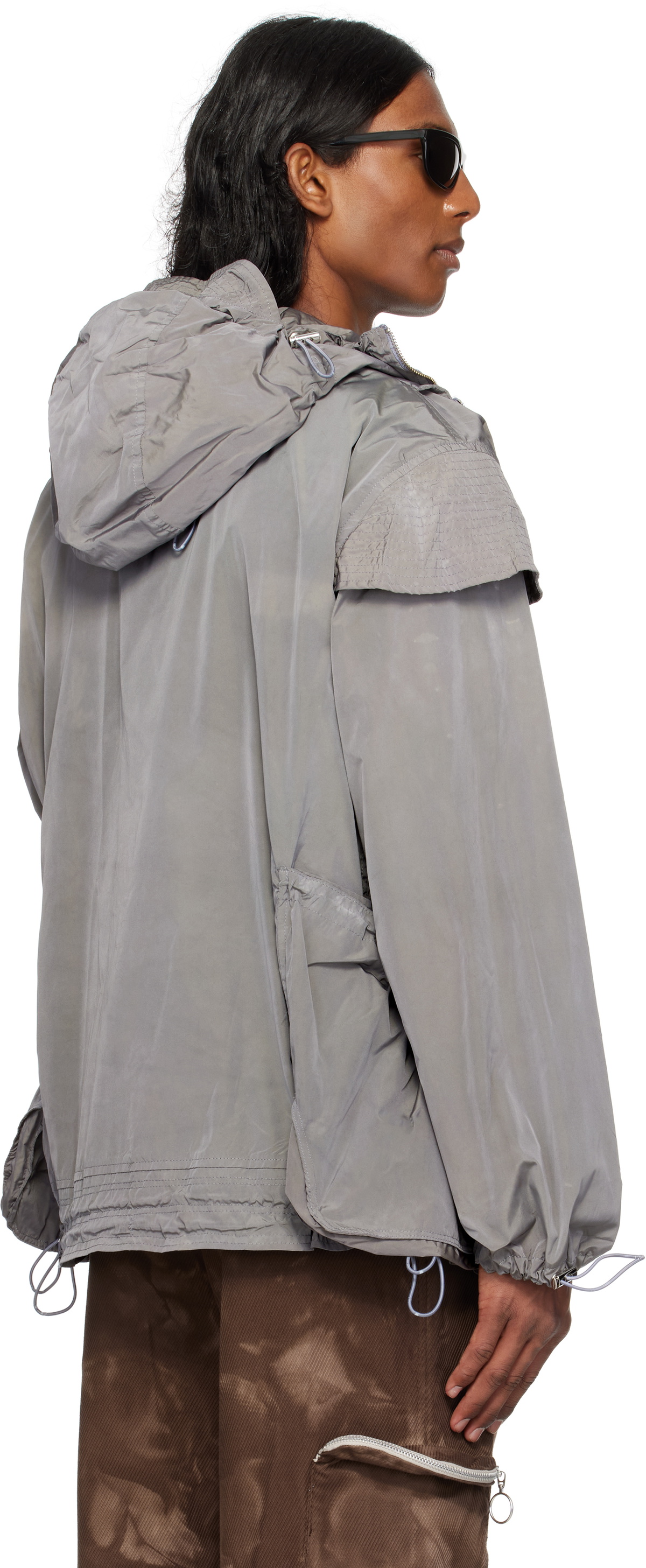 Charlie Constantinou SSENSE Exclusive Gray Technical 2.0 Jacket Charlie ...