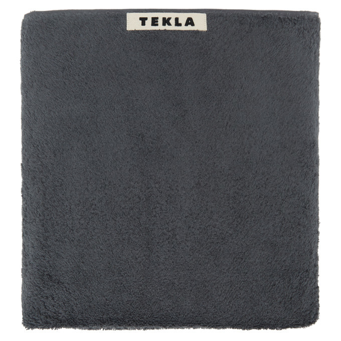 Tekla Grey Bath Sheet Towel Tekla Fabrics