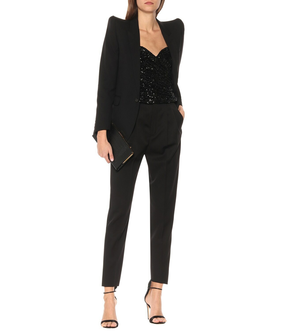 Saint Laurent Sequined bustier Saint Laurent