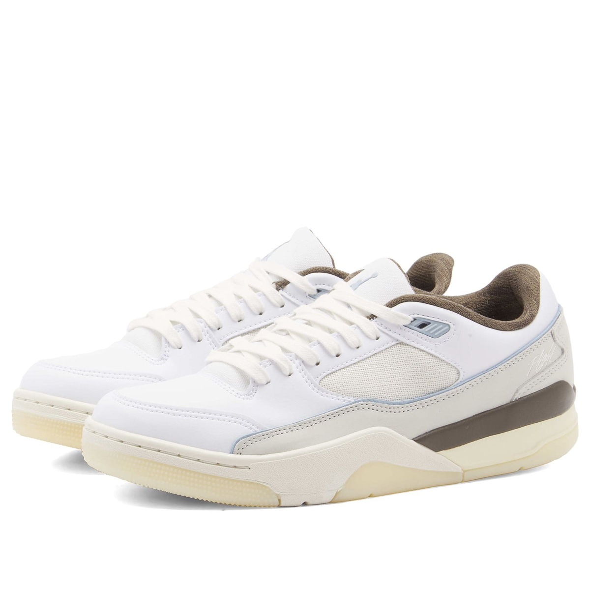 Air Jordan Flight Court in White/Blue/Ironstone Nike Jordan Brand