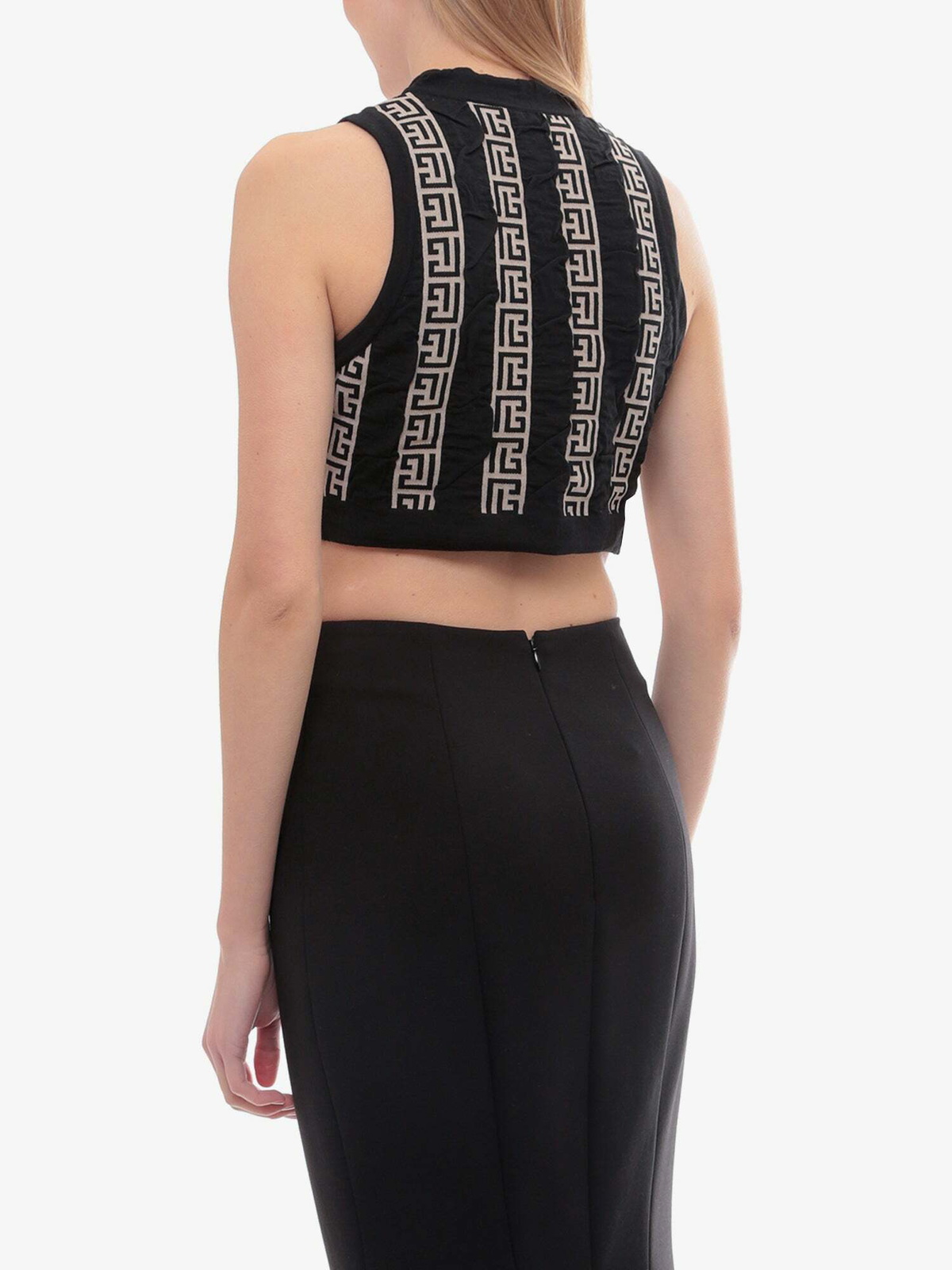 Balmain Top Black Womens Balmain