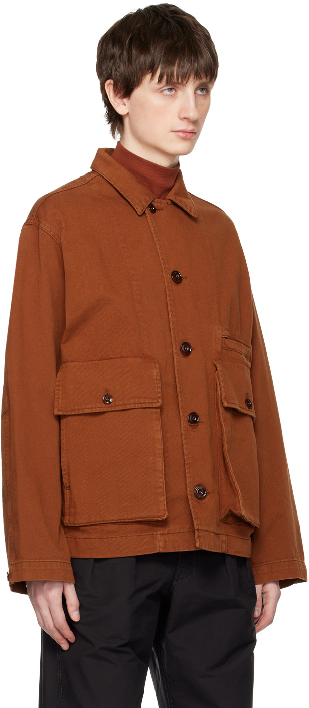 LEMAIRE Brown Boxy Denim Jacket Lemaire