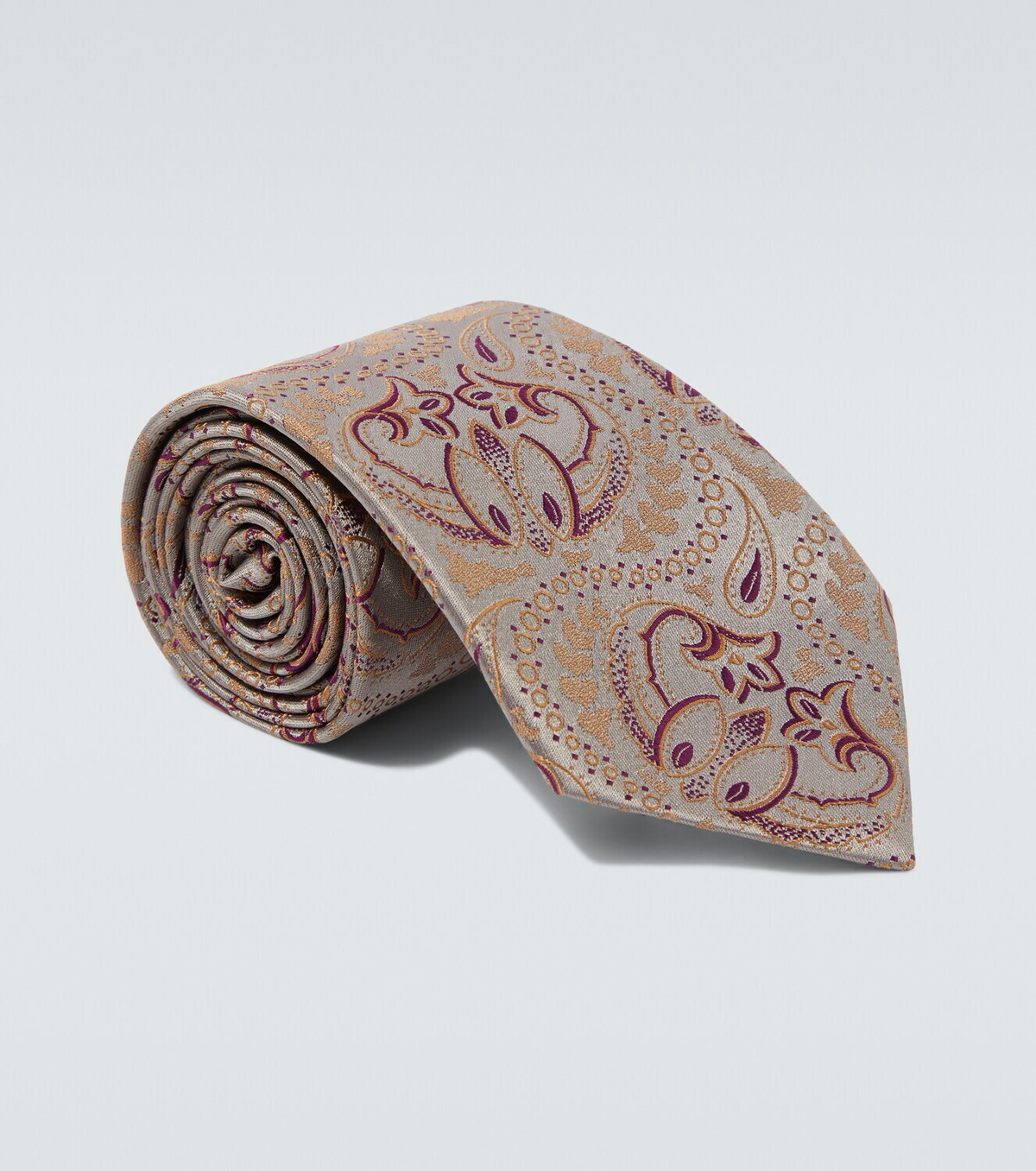 Charvet Paisley silk jacquard tie Charvet