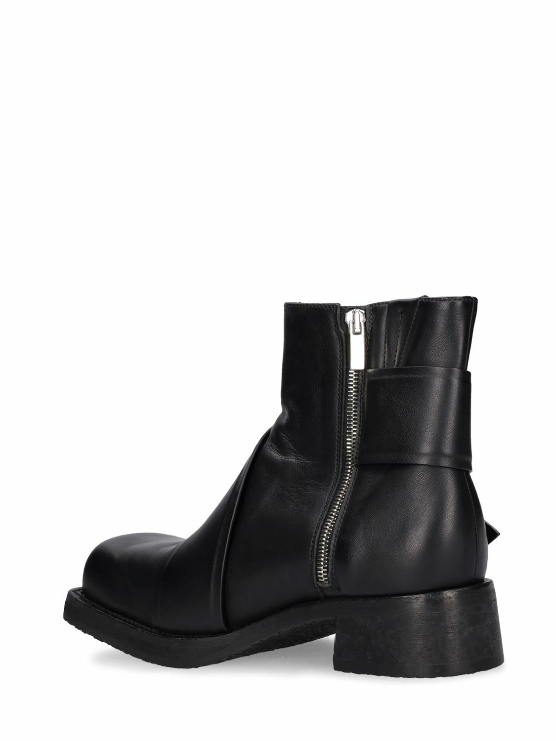 ACNE STUDIOS - 40mm Leather Ankle Boots Acne Studios