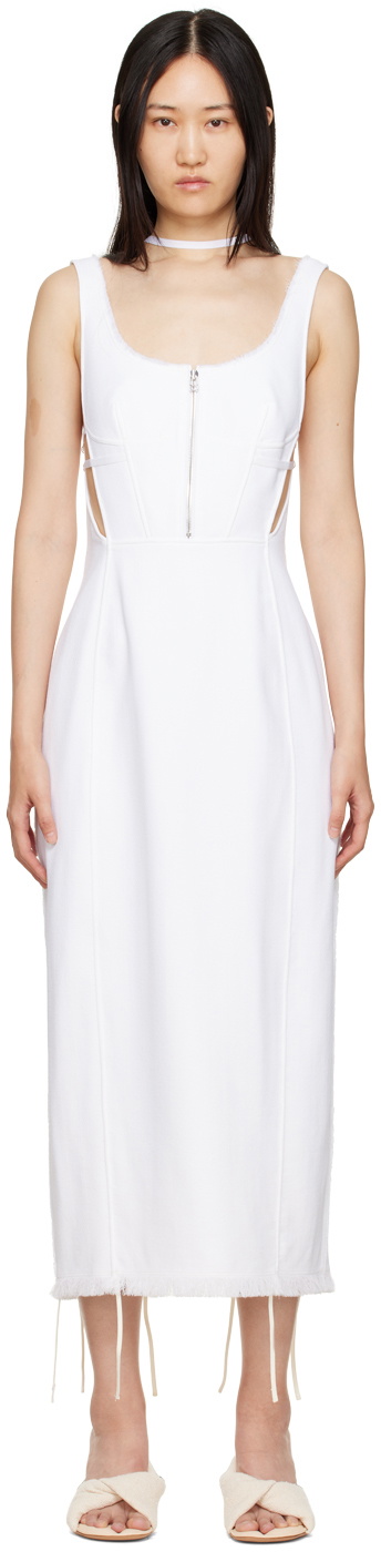 Jacquemus White 'La Robe Sagiu' Maxi Dress Jacquemus