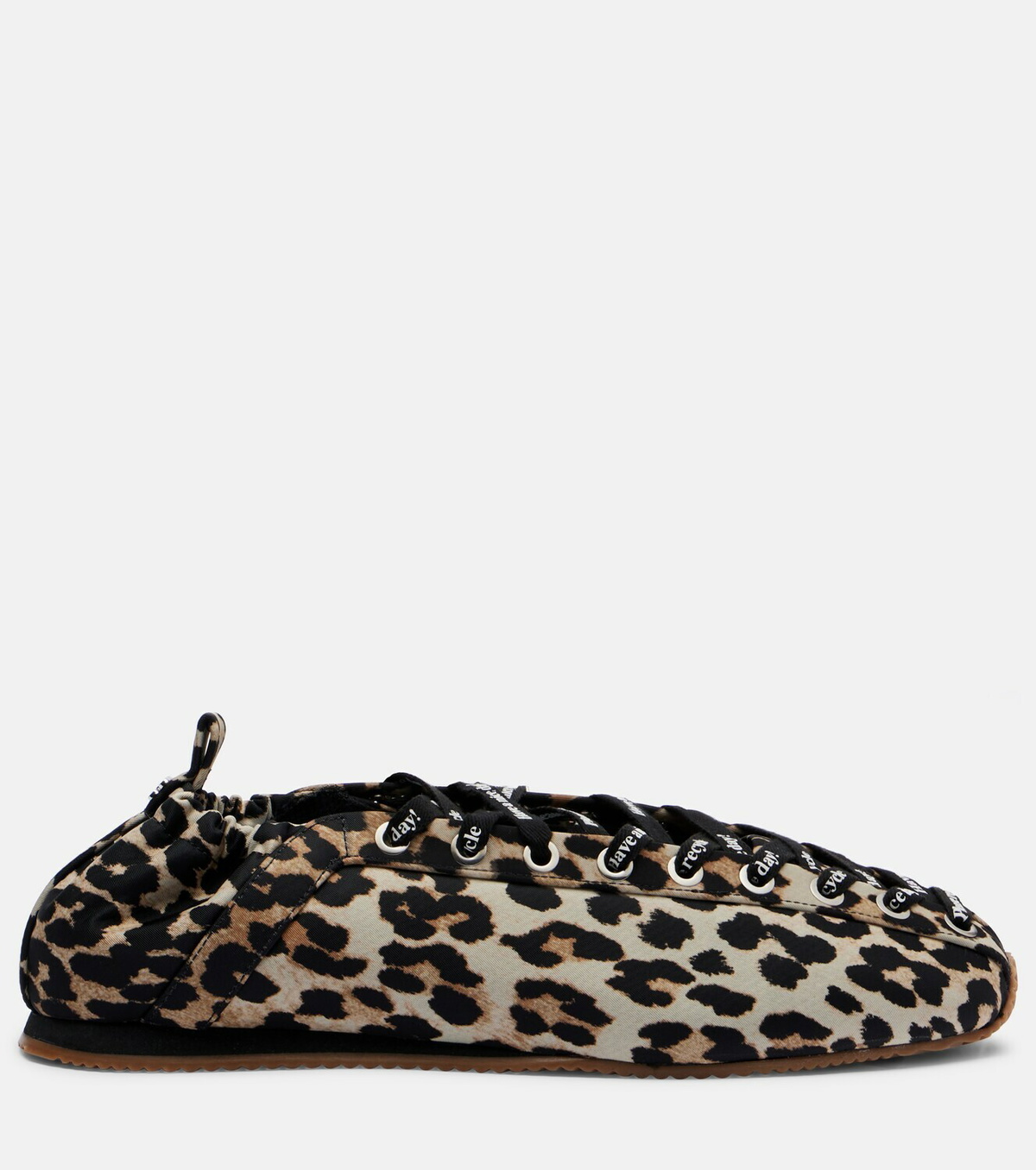 Ganni Leopard-print ballet flats GANNI