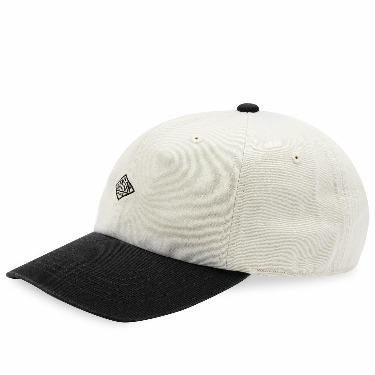 Danton Men's Chino Cloth Combination Cap in Khaki/Navy Danton